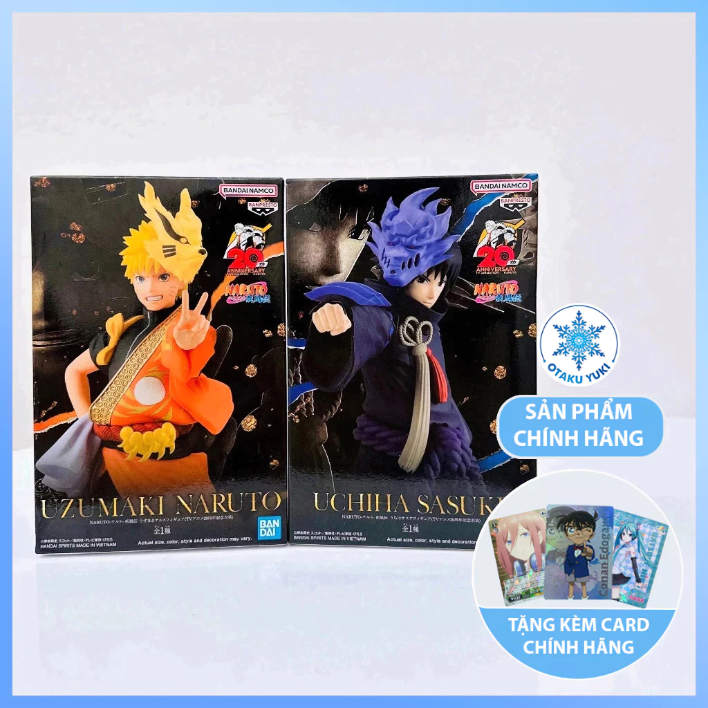 [Chính Hãng] Mô Hình Naruto & Sasuke Anniversary 20th Figure (Banpresto ...