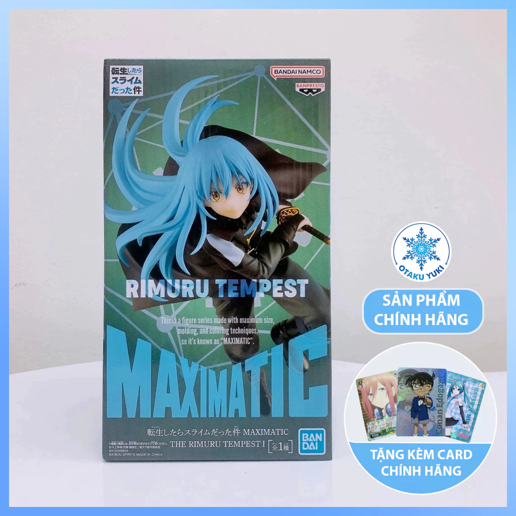 [Chính Hãng] Mô Hình Rimuru Tempest - MAXIMATIC Figure (Banpresto ...
