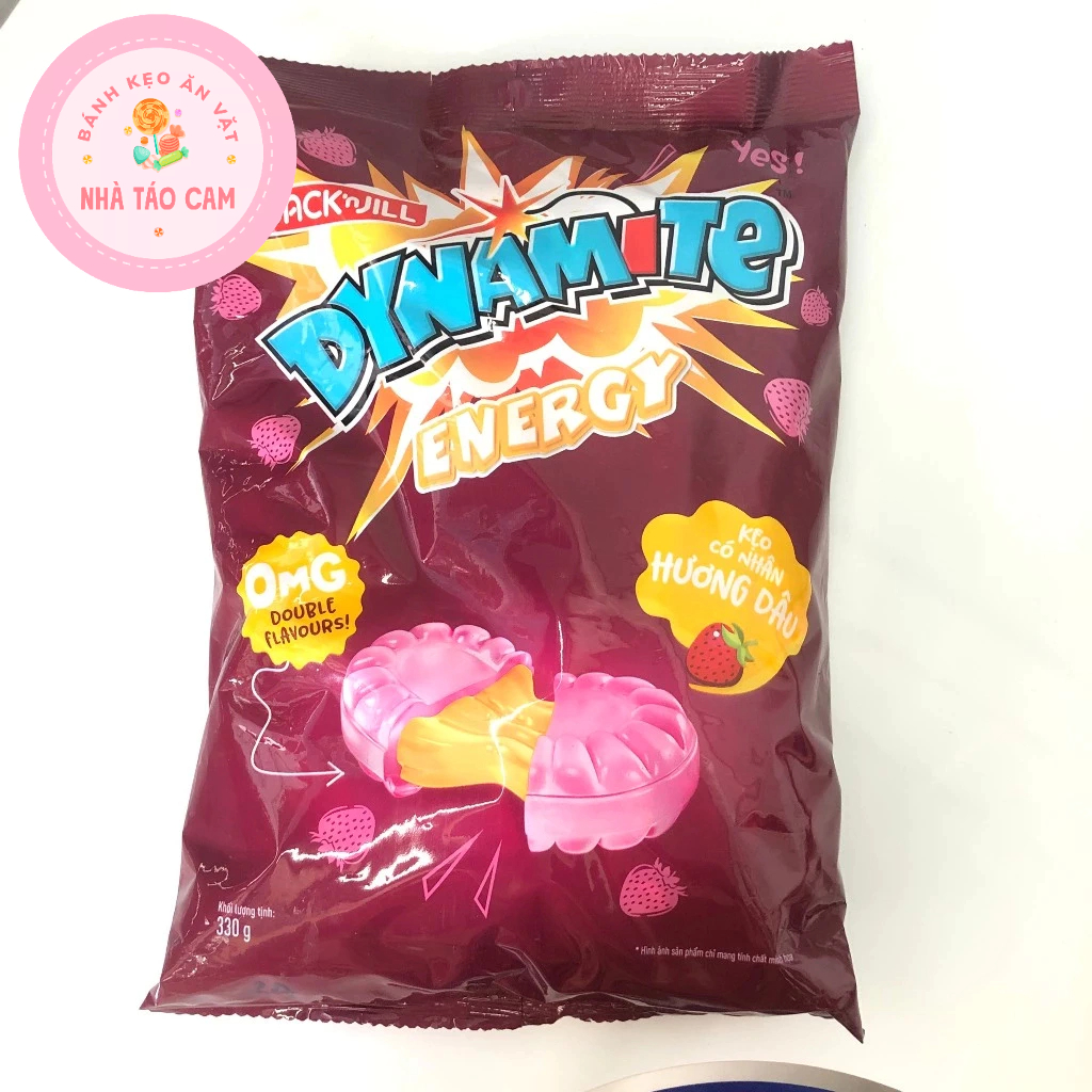 [ Siêu Rẻ ] Kẹo Tăng Lực Dynamite Energy Có Nhân Trái Cây Hương Dâu ...