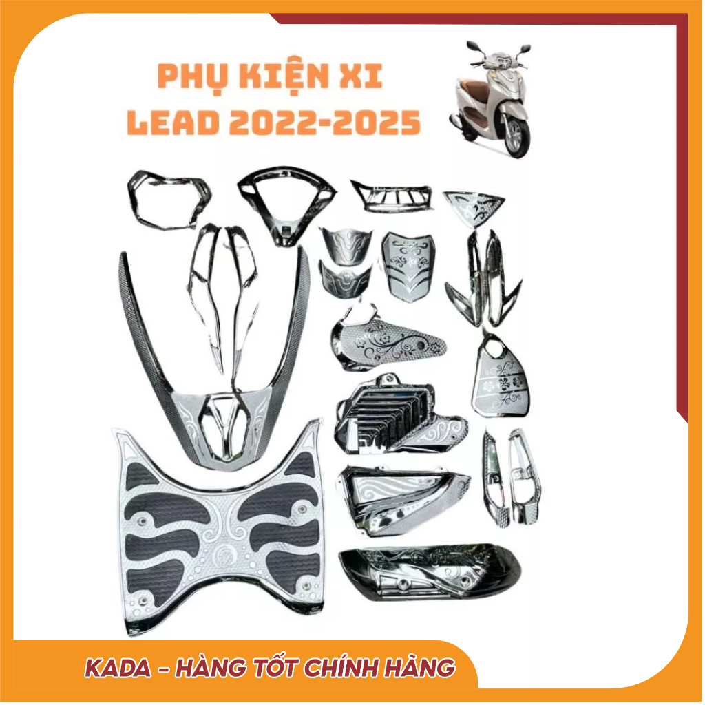 Ốp Xi Xe Lead 2022--> Lead 2024 Bộ Trang Trí Xi Dùng Cho xe Honda Lead ...