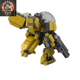 Mô hình lắp ráp kiểu LEGO Robot MOC mini Mech AF-05 Vàng (321 mảnh ...
