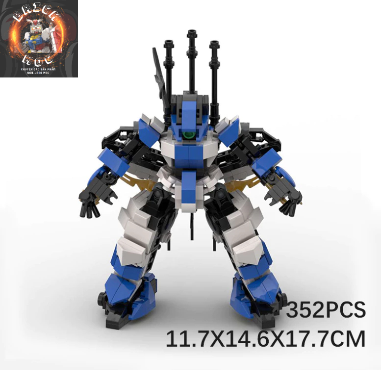 Mô hình lắp ráp kiểu LEGO Robot MOC mini Mech Attack and Kill Mobile ...