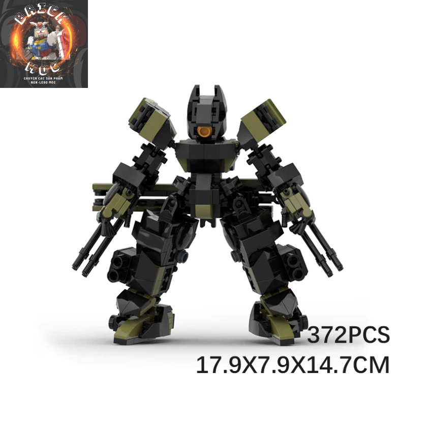 Mô hình lắp ráp kiểu LEGO Robot MOC mini Mech Attack and Kill Mobile ...