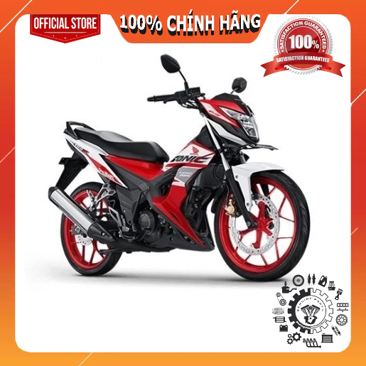 Bộ tem SONIC 150 RED RACING trắng đỏ hati chính hãng Honda Indo ...