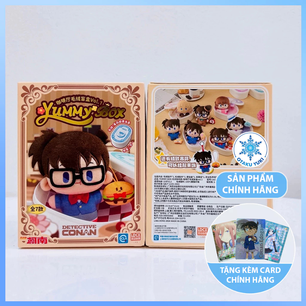 Nhồi Bông Blind Box Detective Conan Bento Yummy (52TOYS) | Shopee Việt Nam