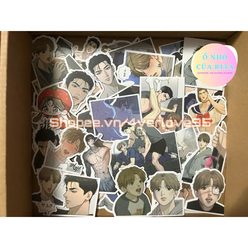 Combo 5/20/60 Hình Dán Sticker Manhwa Jinx - Vận Xui | Shopee Việt Nam