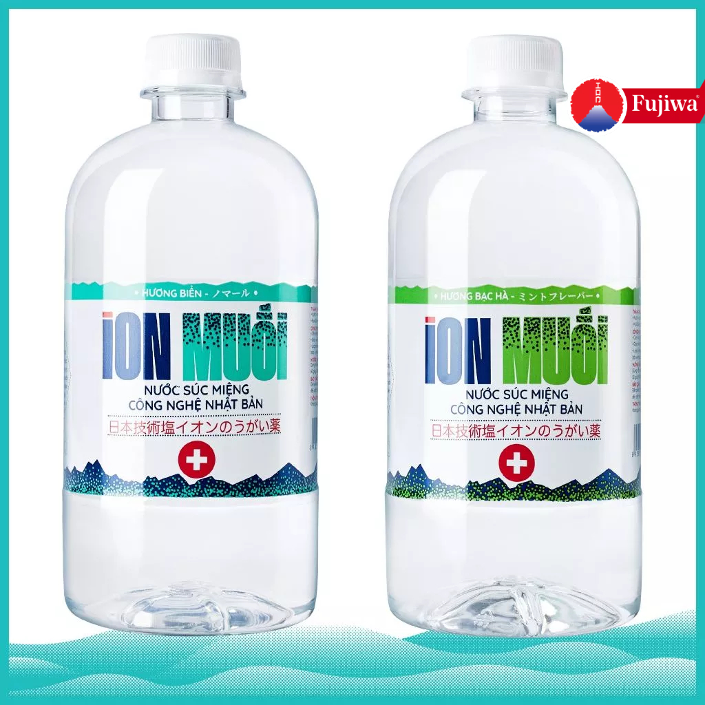 Nước Súc Miệng ION Muối Hương Bạc Hà Biển Chai 680ml Chăm sóc răng ...