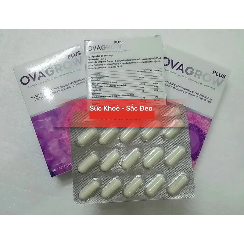 Ova Grow Plus - Ovagrow Plus Viên uống bổ trứng, Tăng khả năng thụ thai ...