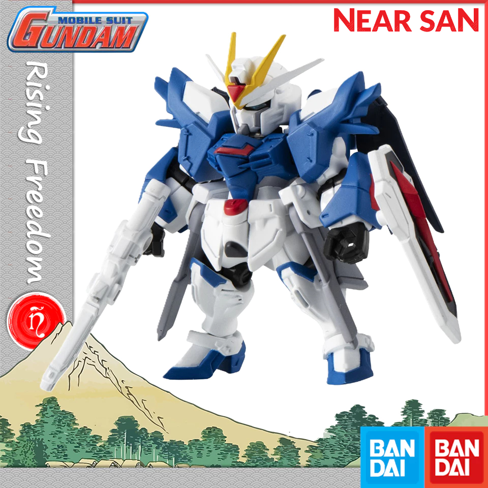 rising freedom gundam gashapon mô hình mobile suit ensemble 27 bandai ...