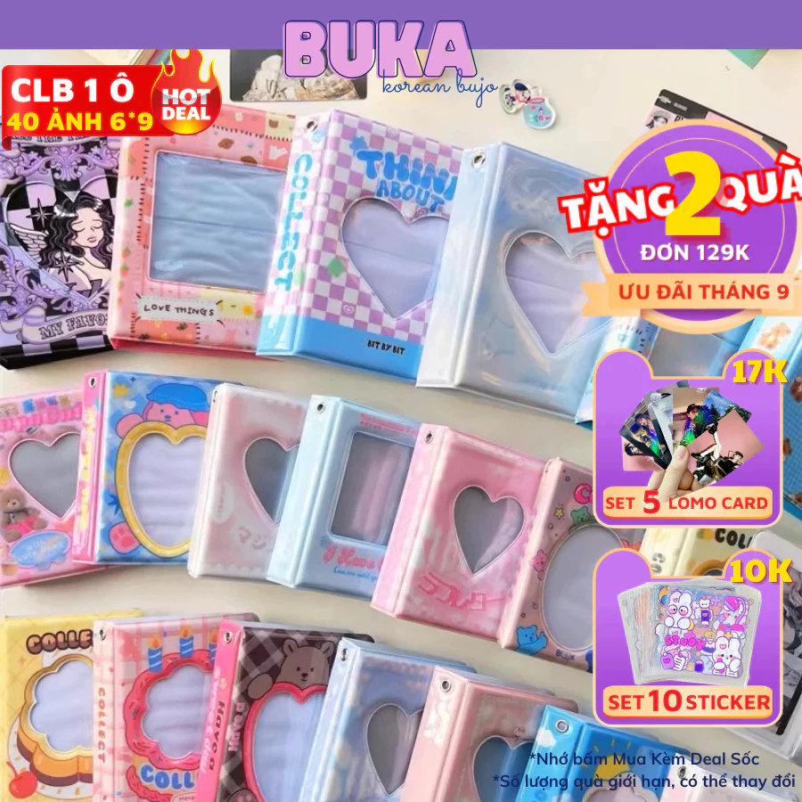 Collect Book 6*9 Buka Collectbook album sổ đựng card 1 ô nhiều hình dễ ...