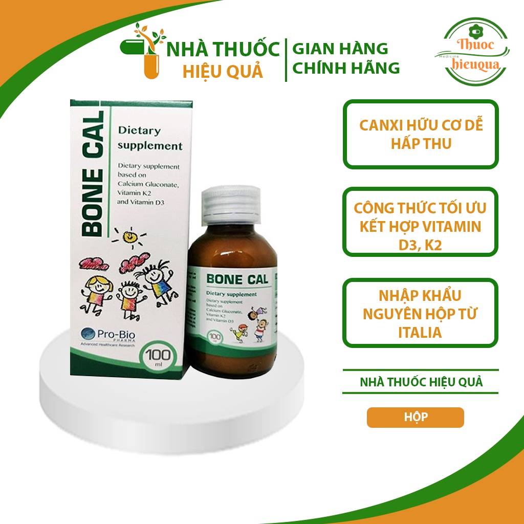 Canxi Hữu Cơ Bone Cal Nhập Khẩu Italia I Bổ sung Canxi, Vitamin D3 giúp ...