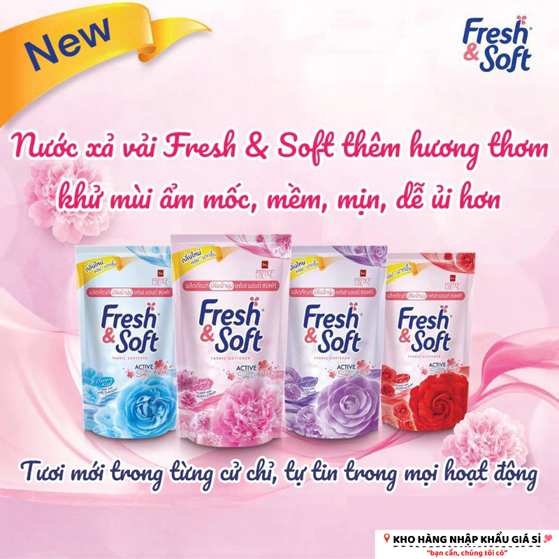 Nước Xả Vải Fresh Soft Thái Lan 500ml ( Fresh Soft 500ml ) | Shopee ...