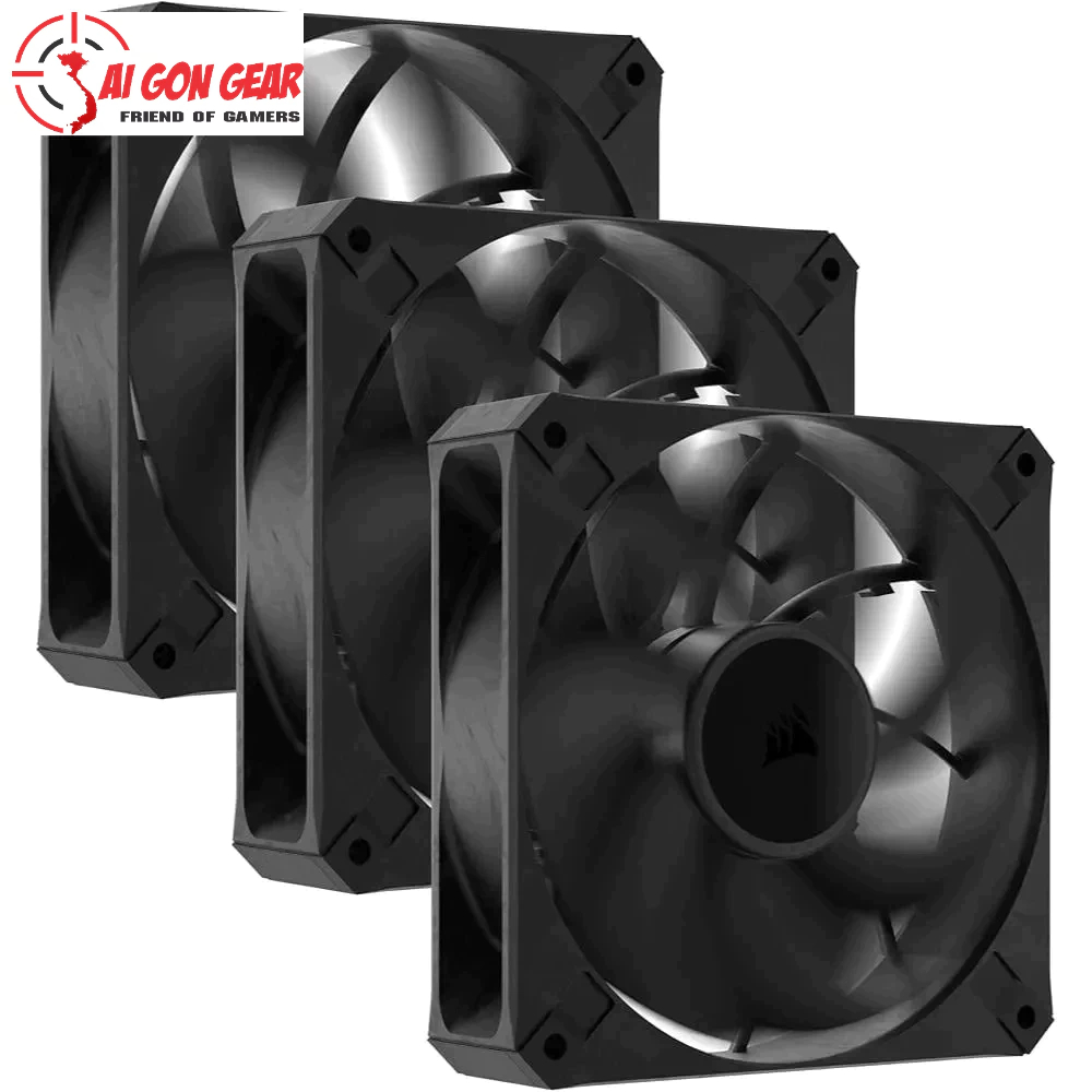 QUẠT Corsair RS120 MAX Black iCUE LINK RX120 RGB BLACK WHITE | Shopee ...