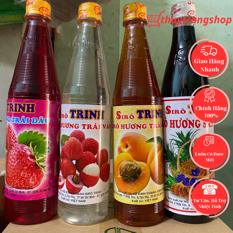 Siro Trinh Chai 600ml | Shopee Việt Nam
