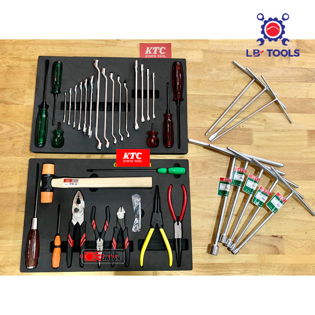 Bộ dụng cụ KTC Nhật 40 món dành cho hãng HONDA HVN40 - Bộ đồ nghề sửa chữa xe máy nhật bản sử ...