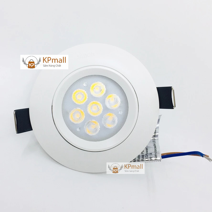 [Chính hãng] Đèn LED spotlight 6W 3000K 3 inch White Spotlight PC - đèn ...