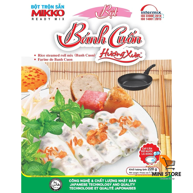 Bột bánh cuốn Mikko Hương Xưa ( 220g và 440g) | Shopee Việt Nam