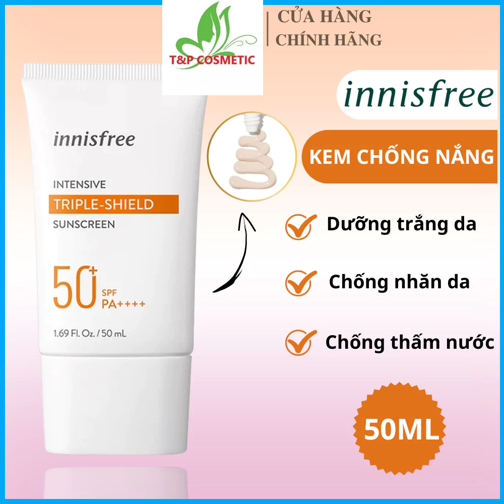 KEM CHỐNG NẮNG INNISFREE PERFECT UV PROTECTION CREAM TRIPLE SHIELD ...