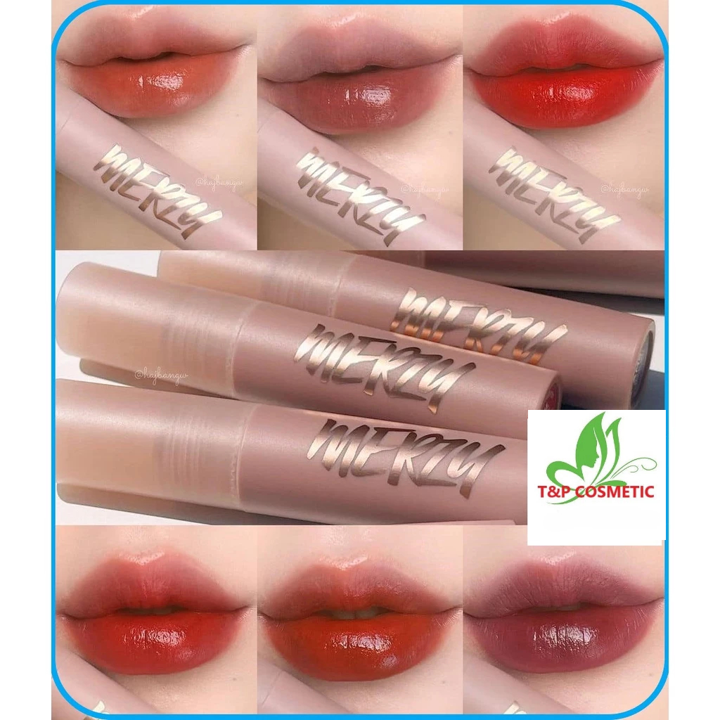 Son kem siêu lì, chuẩn màu, mịn mướt như bơ Merzy Academia Mellow Tint ...