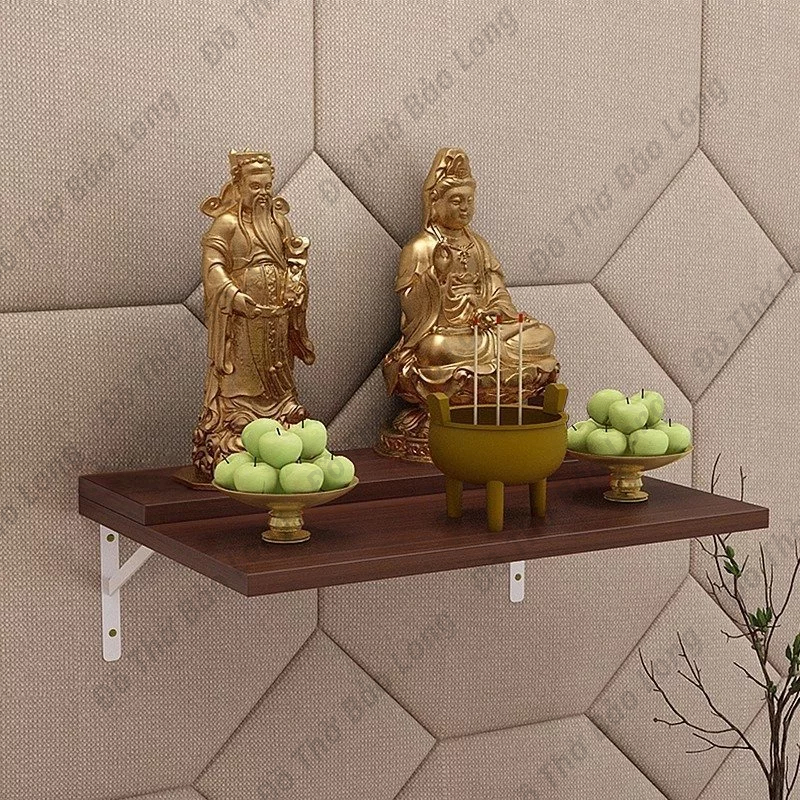 Bàn thờ treo tường cúng phật thờ gia tiên gỗ MDF nhập khẩu cao cấp kèm ...