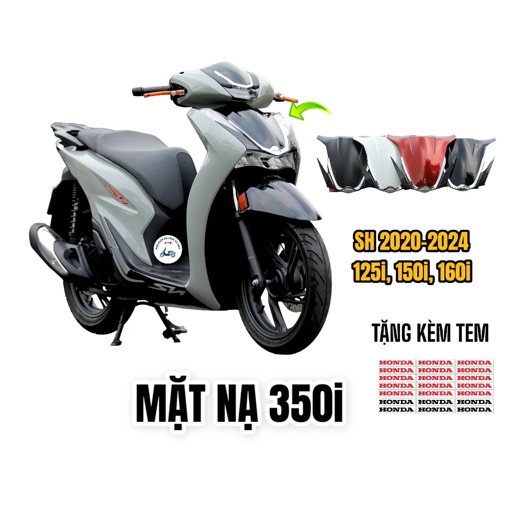 Mặt Nạ 350i Cho SH 125i, 150i, 160i - Đời SH 2024 - Dùng Chung Cho SH 2020-2023 Phụ Tùng Phụ ...