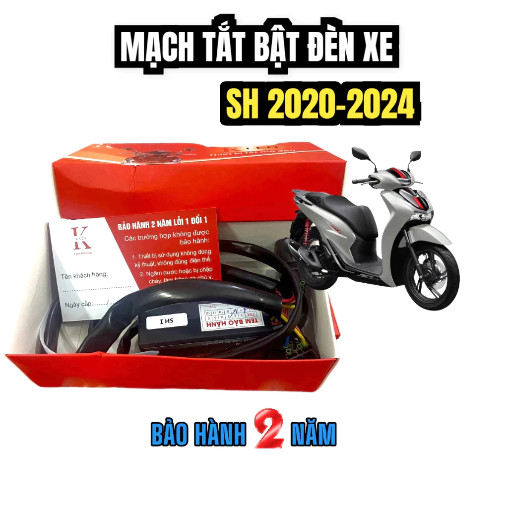 Bộ Mạch Tắt Đèn Xe SH 2025 - Bảo hành 2 năm - Dùng chung cho xe SH 2020 ...
