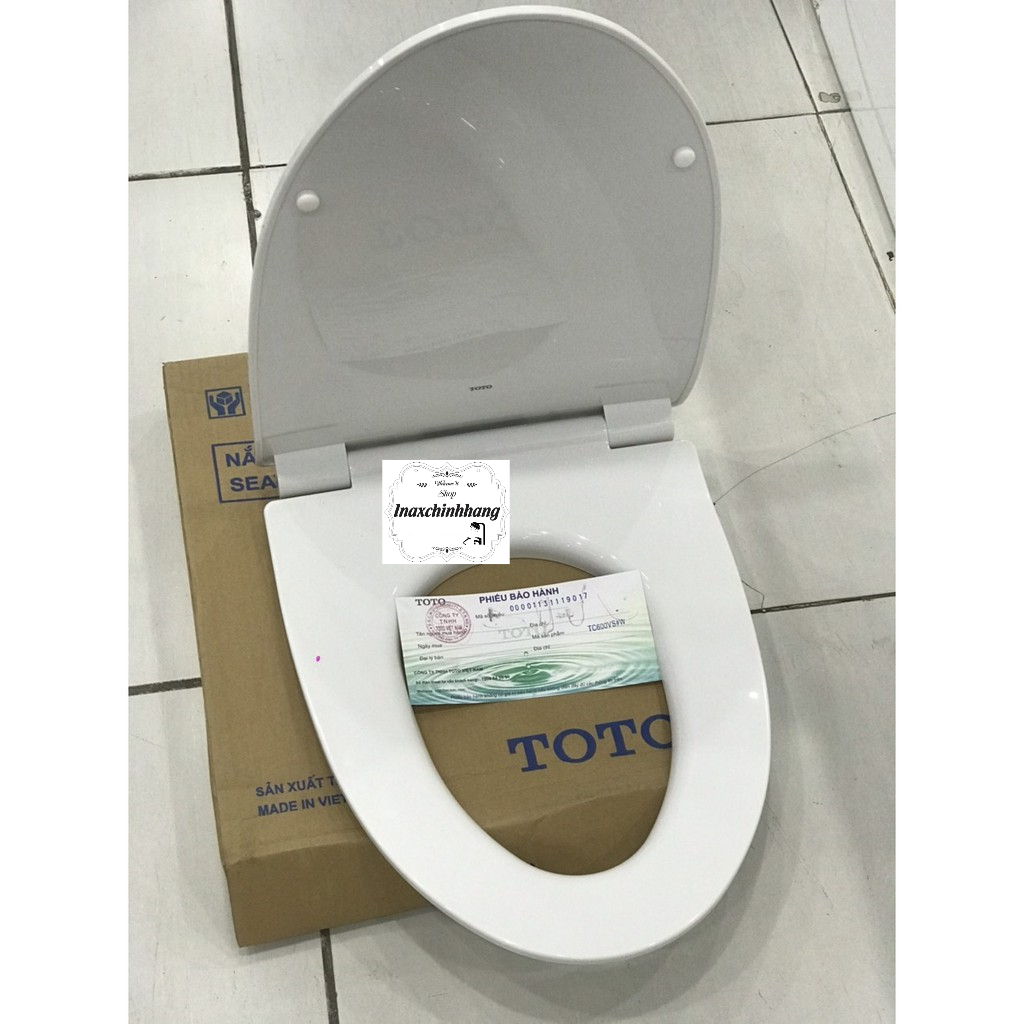 Nắp Bồn Cầu TOTO TC600VS êm chính hãng dễ vệ sinh và lắp đặt, gắn được hầu hết các bồn cầu ToTo ...