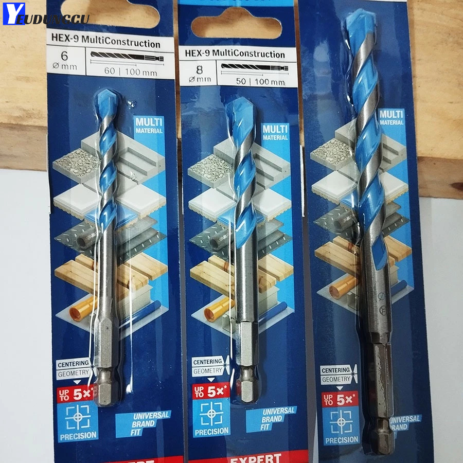 Mũi Khoan Đa Năng HEX-9 BOSCH Chính Hãng - Chuyên Khoan Gạch Men, Tường ...