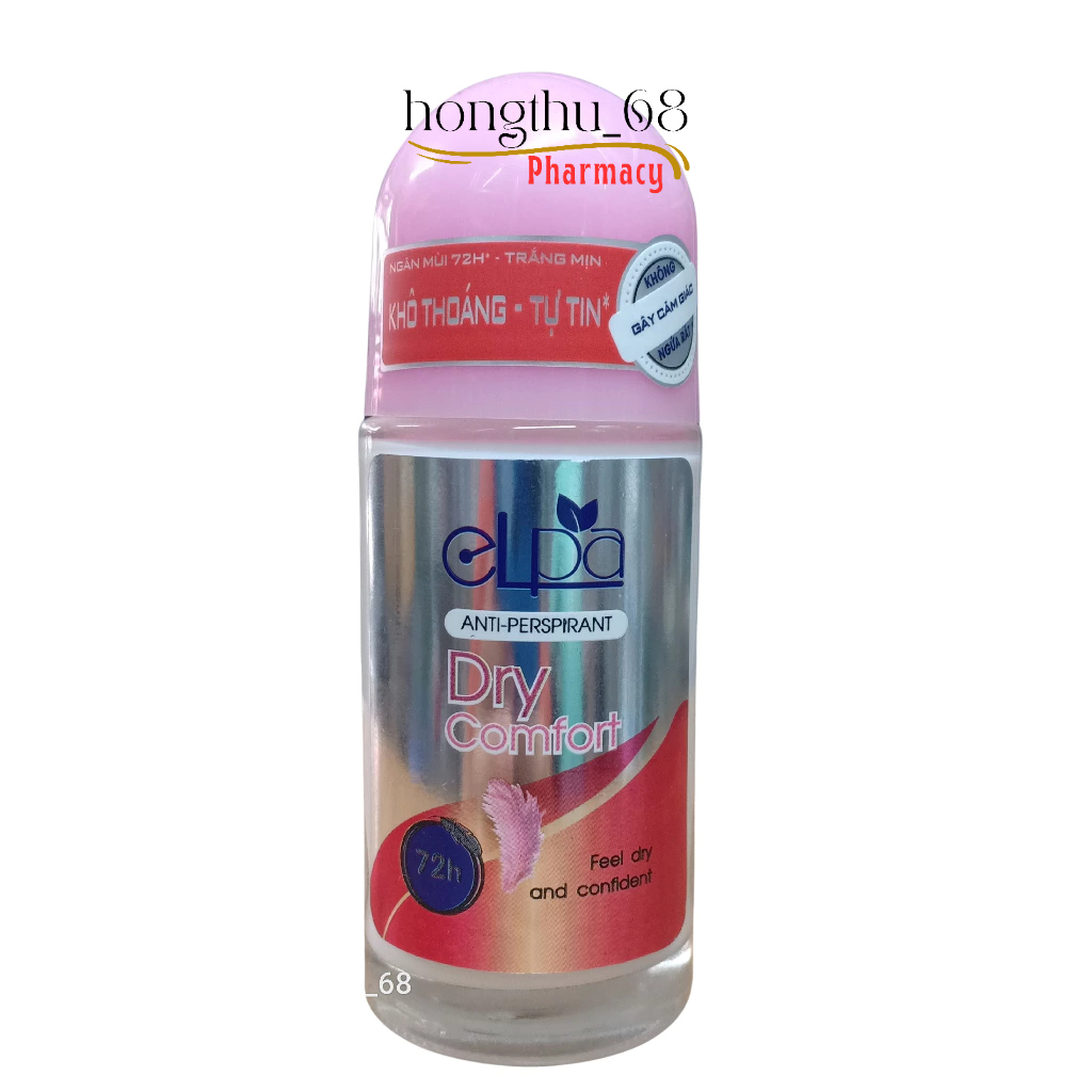 Lăn khử mùi eLpa Dry Comfort 72h Khô Thoáng – Mịn Màng - Tự Tin chai 50ml | Shopee Việt Nam