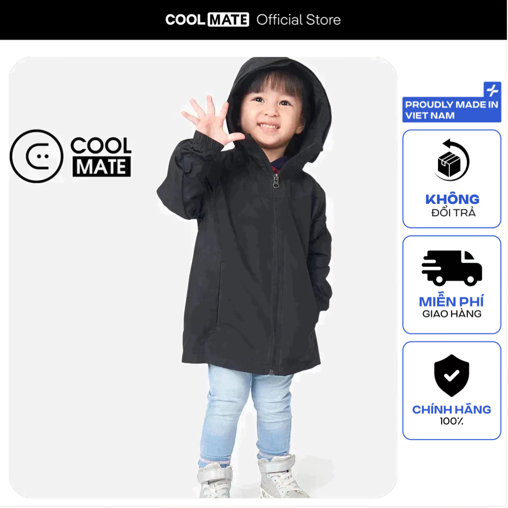 [ Outlet Không đổi trả ] Áo khoác gió trẻ em New Normal Kids Coolmate ...