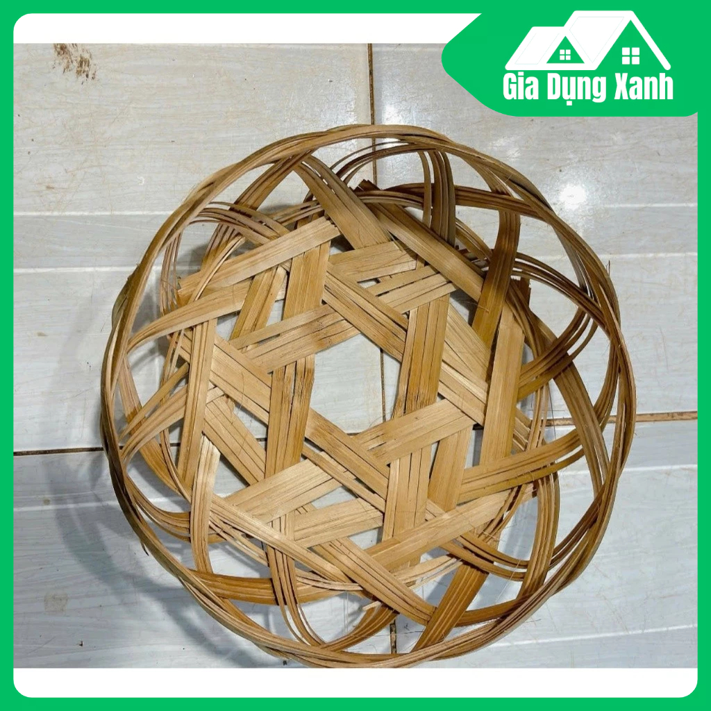 Rế Lót Nồi Bằng Tre Tự Nhiên Đan Tay Thủ Công/ Chống Nhiệt/ Bảo Vệ Bàn Bếp/ Thân Thiện Môi ...