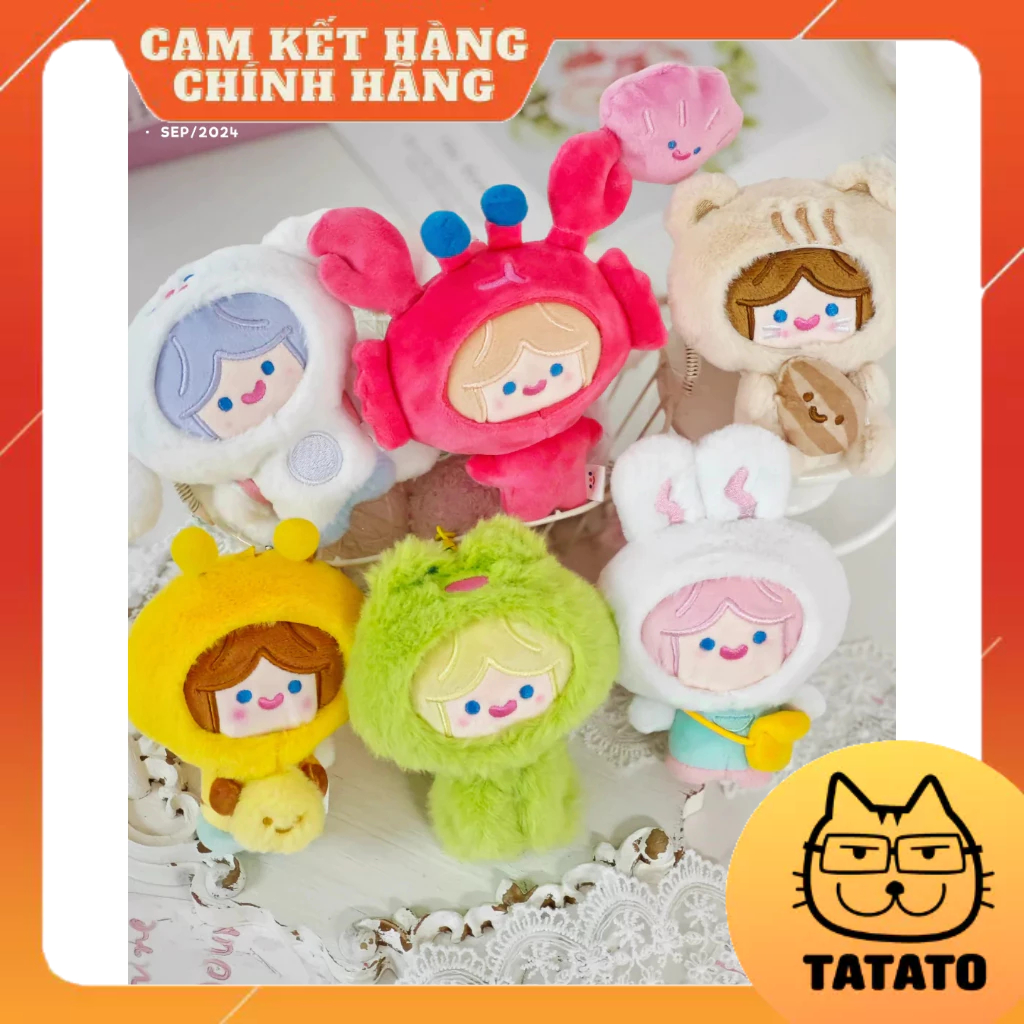 [Hàng Sẵn] Blindbox Happy Fluffy Cell Rico Móc Khóa tatato (màu ngẫu ...