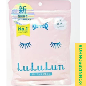 Thanh lý - Mặt nạ Lululun 7 miếng - cân bằng độ ẩm (hồng) | Shopee Việt Nam