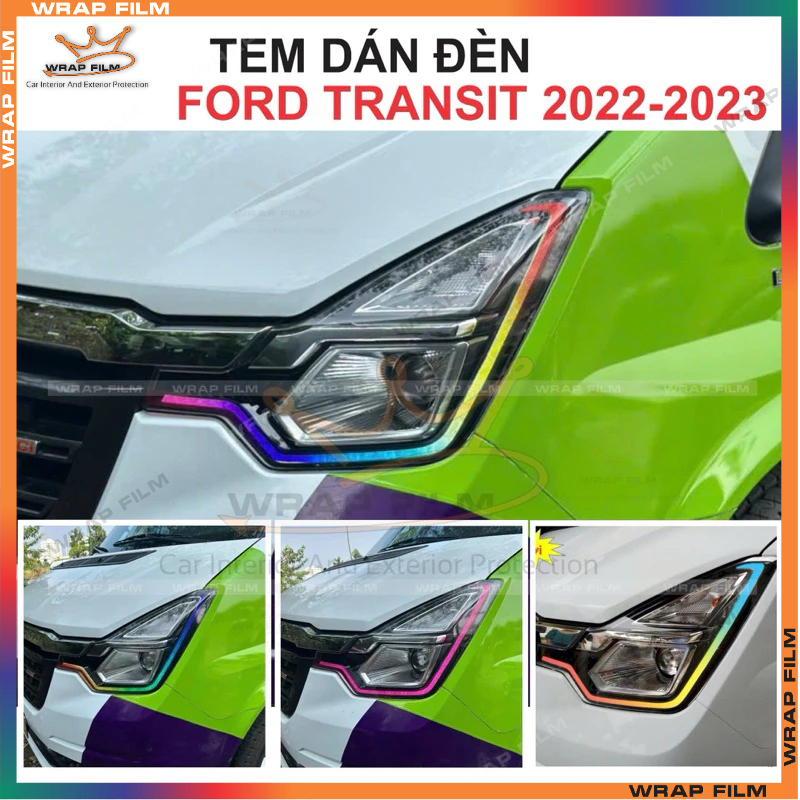 Tem dán đèn Ford Transit 2022-2023 (1 cặp) | Shopee Việt Nam