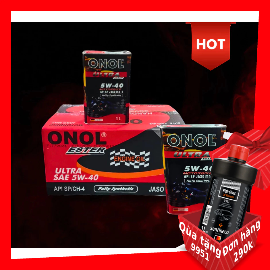 Dầu Nhớt Xe Số - Côn Tay - PKL ONOL UTRA ESTER 5W40 API- Mvn Auto ...