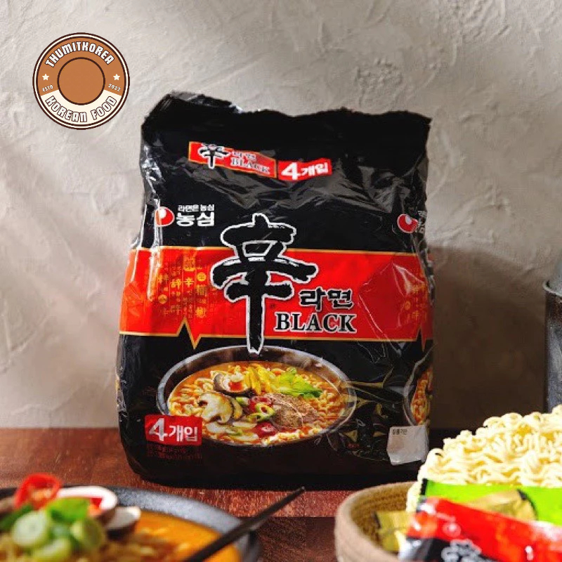 [Lốc 4 gói] Mỳ Shin Đen, Mỳ Shin Black Hàn Quốc Gói 134g Nongshim - [농심 ...
