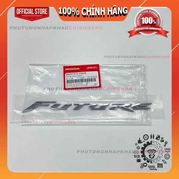 Tem chữ nổi FUTURE Led 125 chính hãng, Tem ốp sườn Future 125 Fi, Fu ...