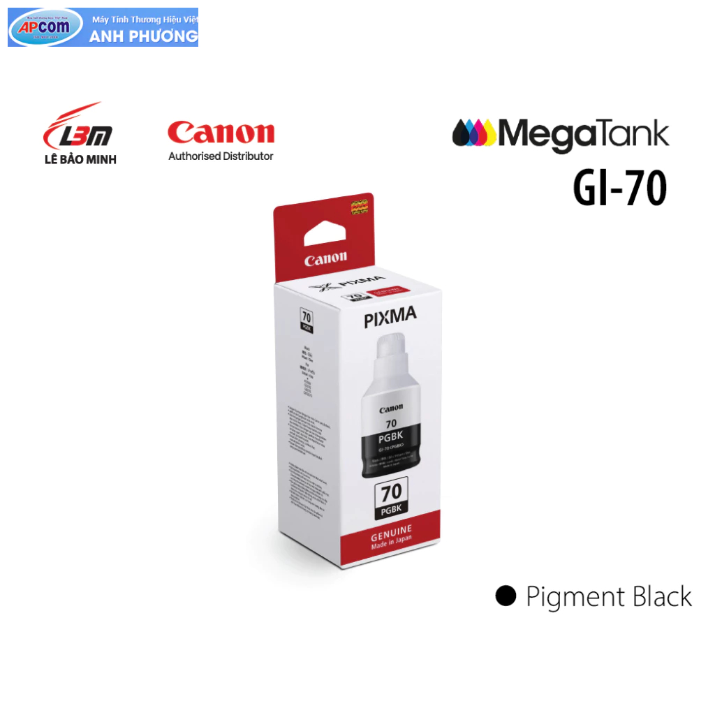 Mực in Canon GI-70 PGBK/C/M/Y - Hàng chính hãng | Shopee Việt Nam