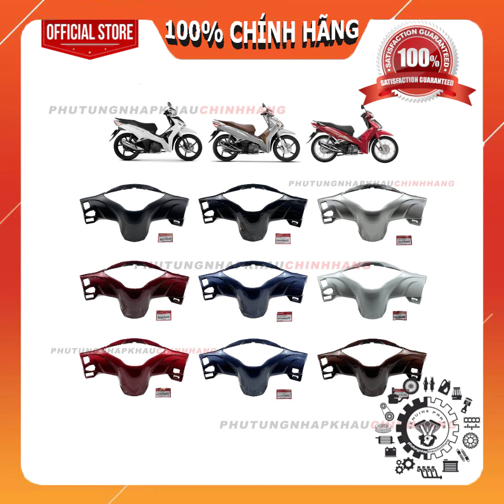Bợ cổ Future Led 125 Fi chính hãng, Nắp sau tay lái Fu led, Fu 125 2018 ...
