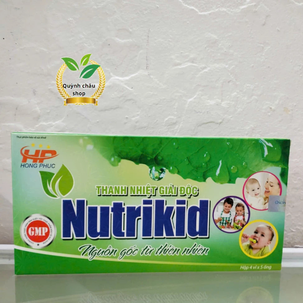 THANH NHIỆT GIẢI ĐỘC NUTRIKID hộp 20 ống nguồn gốc từ thiên nhiên ...