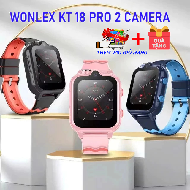 Đồng Hồ Thông Minh Wonlex KT18 Pro, Kết nối 4G, Wifi, Bluetooth, Định Vị, Androi 8.0 | Shopee ...
