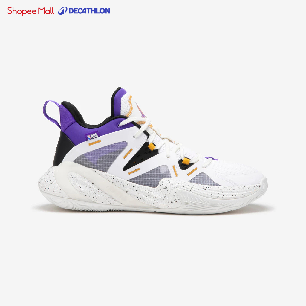 Giày bóng rổ cổ lửng x nba 900 nba trắng/họa tiết đội los angeles ...