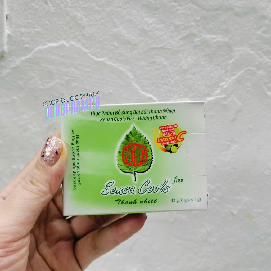 Bột sủi thanh nhiệt Sensa Cools - Bổ sung Vitamin C, giúp thanh nhiệt ...