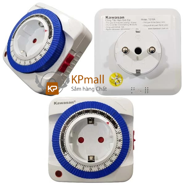 Ổ cắm hẹn giờ, công tắc hẹn giờ ổ cắm TG16A | Shopee Việt Nam
