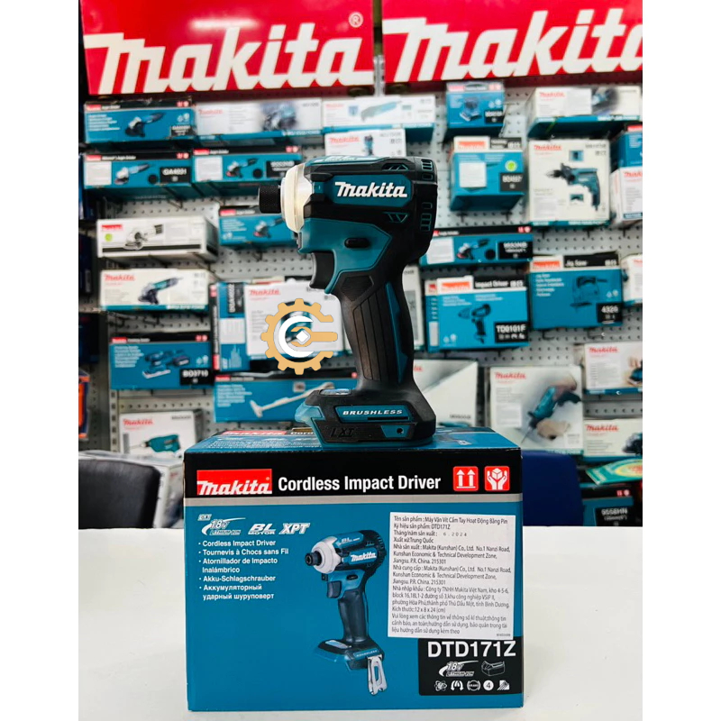 [CÔNG NGHỆ KHÔNG CHỔI THAN] Thân máy vặn vít pin 18V Makita DTD171Z [Hàng Chính Hãng] | Shopee ...