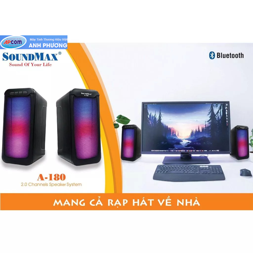 Loa vi tính SoundMax A180 | Shopee Việt Nam