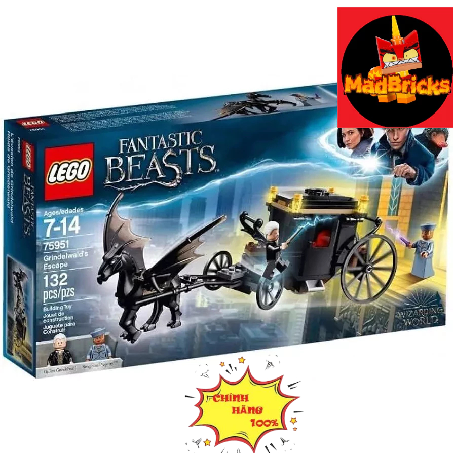 (HÀNG HIẾM SIÊU RẺ) LEGO Harry Potter 75951 Grindelwald´S Escape ...