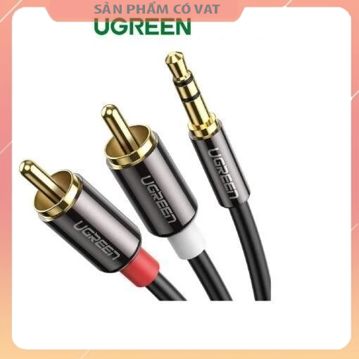 Dây chuyển đổi 3.5mm ra 2RCA (HOA SEN) Dài 1-8m UGREEN AV102 | Shopee Việt Nam