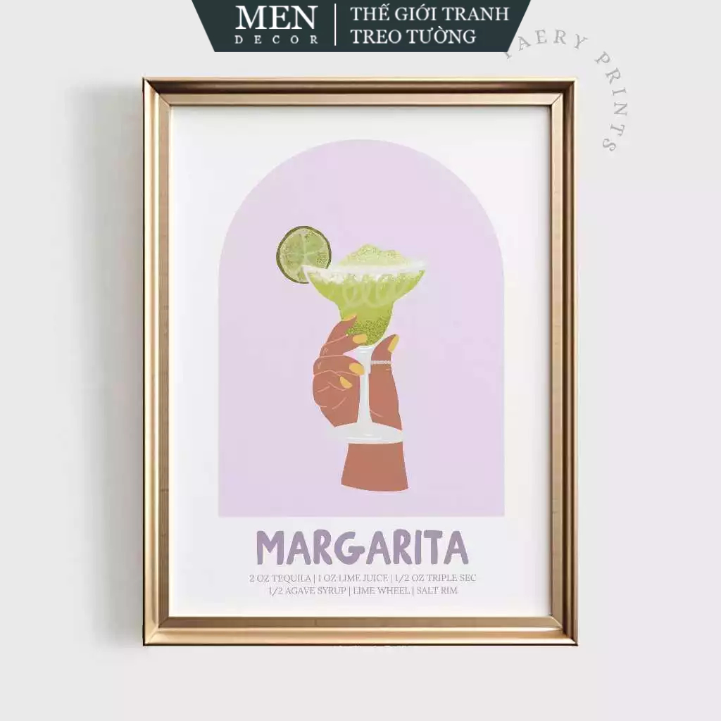Tranh treo tường, Cosmopolitan Cocktail Print Drink FaeryPrints (70 ...