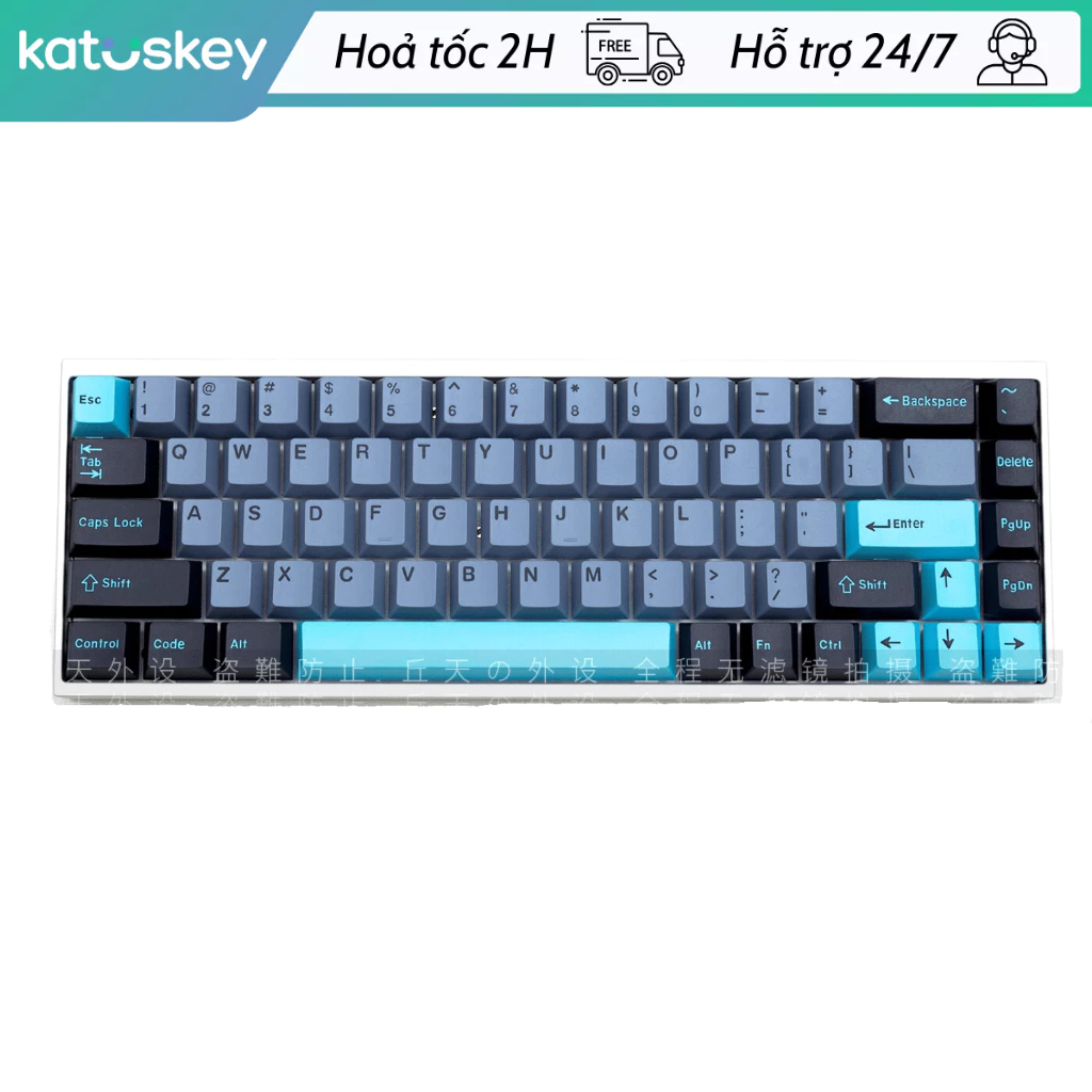 [HOẢ TỐC] Keycap CMK Blue 8008-2 | 173 nút, Keycap nhựa ABS dày 1,5mm, in Double-shot, Keycap ...